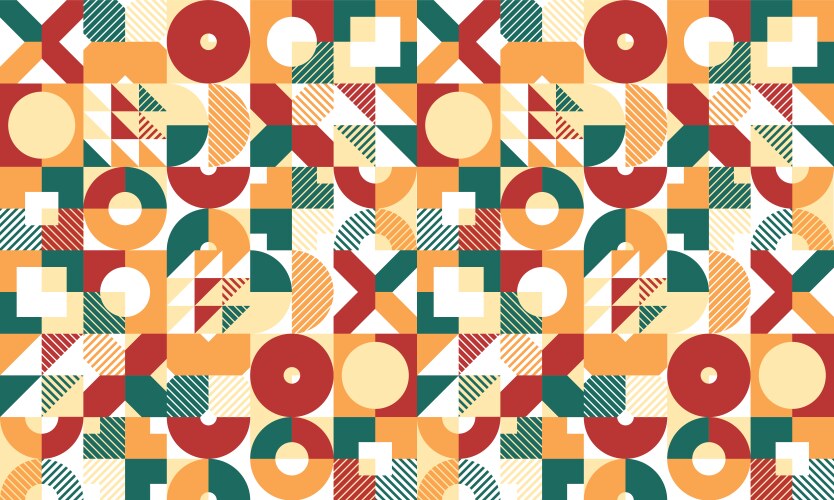 Seamless Geometric Pattern Abstract Background Vector Image