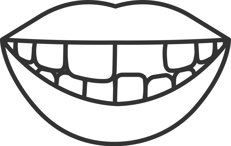 Smile with Missing Teeth Vector Images (over 100)