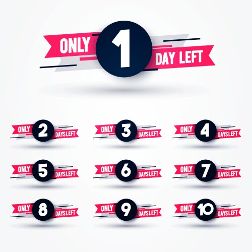 5 Days to Go Vector Images (over 1,700)