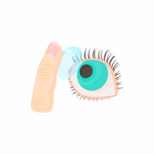 Child with autism avoiding eye contact flat Vector Image