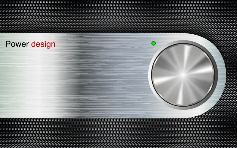 Buttons reality volume control Royalty Free Vector Image