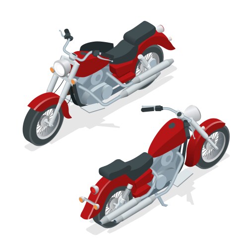 Cornering motorbike racer Royalty Free Vector Image
