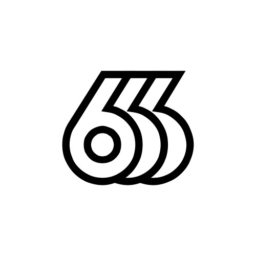 666 logo Vector Images & Graphics for Commercial Use | VectorStock