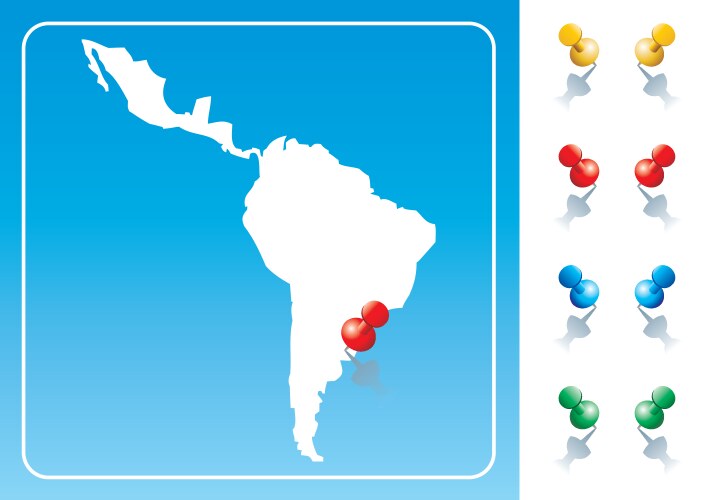 Latin America Map in Globe Vector Images (over 850)