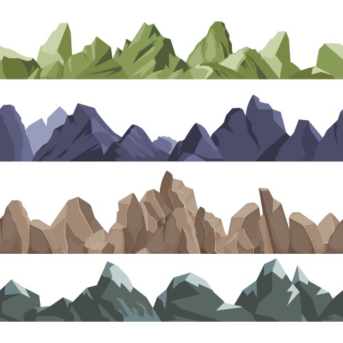 Mountain range Royalty Free Vector Image - VectorStock