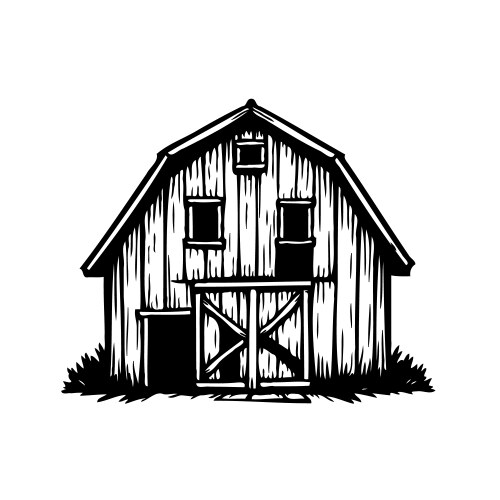 Barn Black and White Vector Images (over 4,700)