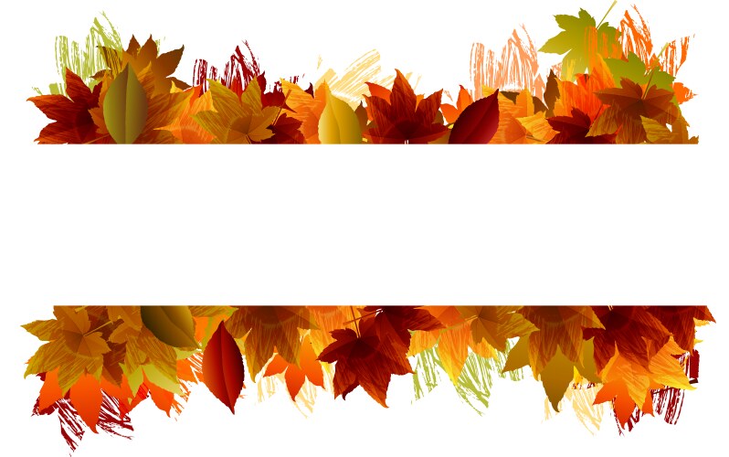 Fall leaves Royalty Free Vector Image - VectorStock