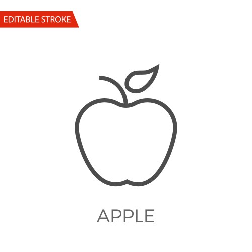 Apple logo Royalty Free Vector Image - VectorStock