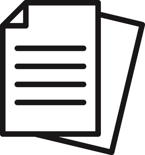 Contract icon Royalty Free Vector Image - VectorStock