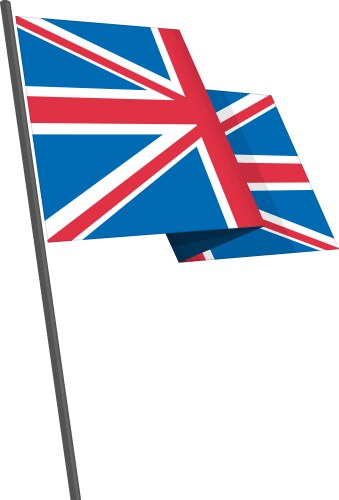 British flag frame Royalty Free Vector Image - VectorStock