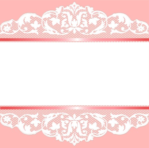 Lace card Royalty Free Vector Image - VectorStock
