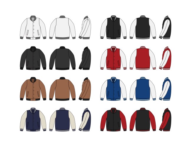 Jacket Template Vector Images (over 14,000)