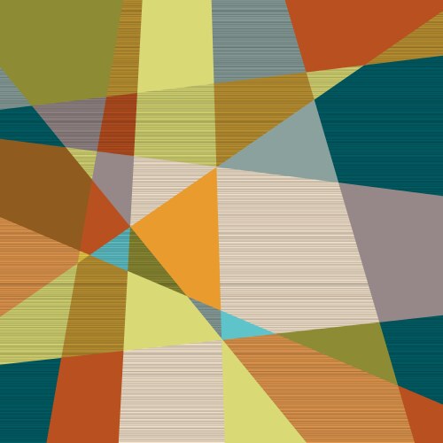 Geometric Retro Background Royalty Free Vector Image