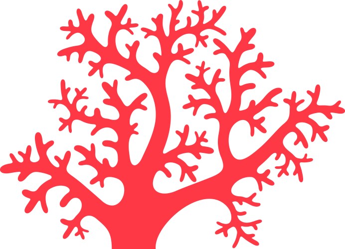 Coral logo Royalty Free Vector Image - VectorStock