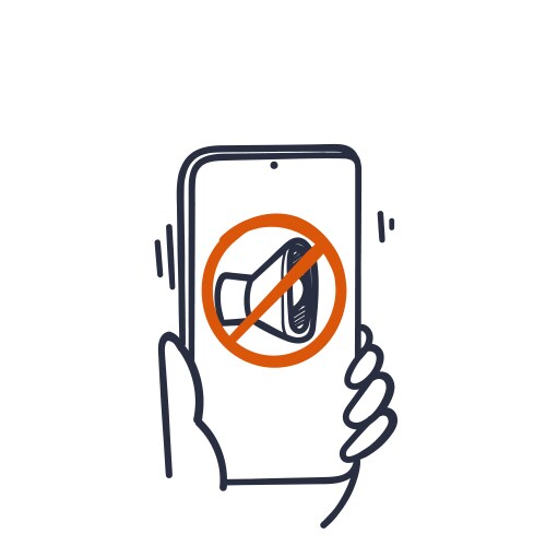 Cell Phone Silent Vector Images (over 200)