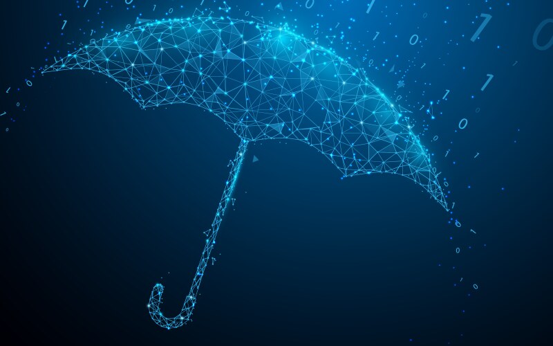 Blue and White Umbrella Vector Images (over 18,000)