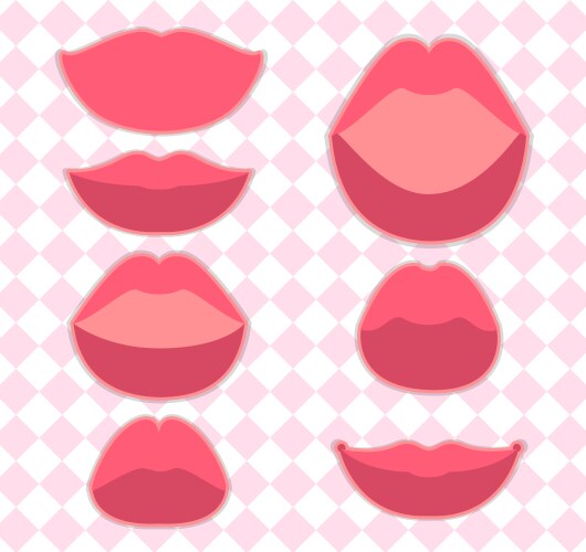 Pink Lip Vector Images (over 12,000)