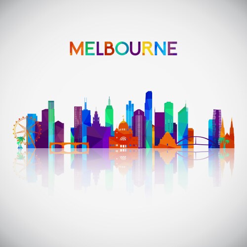 Melbourne City Skyline Silhouette Vector Images (over 160)