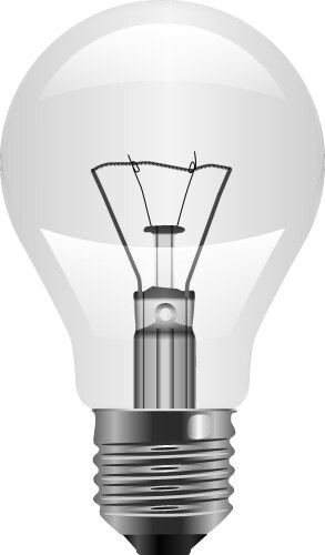 Light bulb Royalty Free Vector Image - VectorStock
