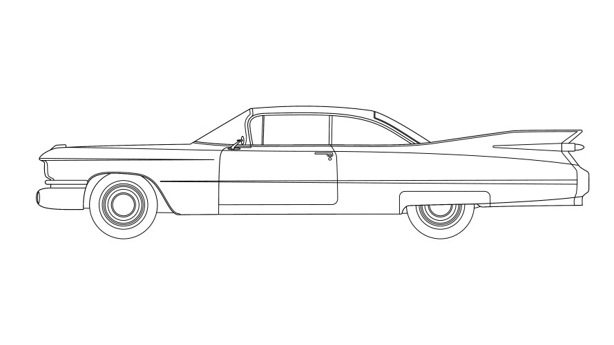 Pink Cadillac Vector Images (10)