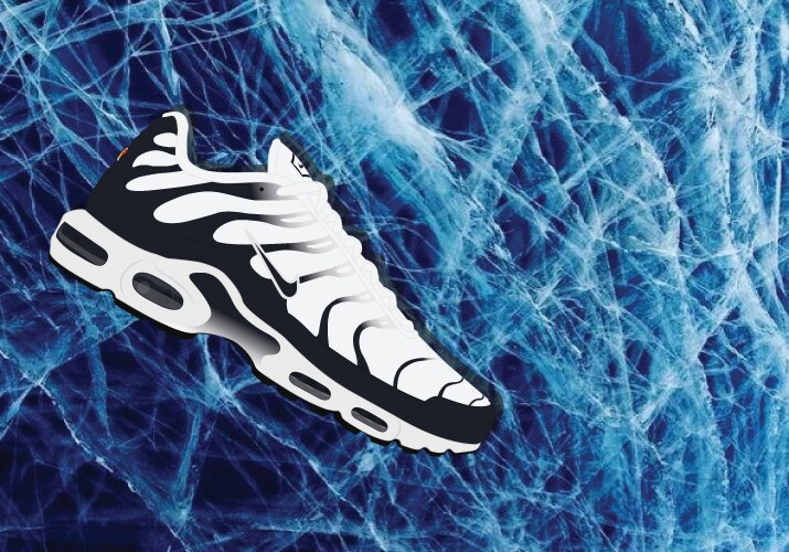 Nike air max tn tunned og tiger Royalty Free Vector Image