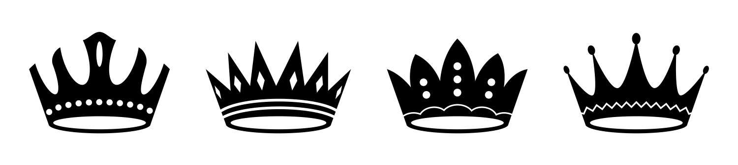 Black Queen Crown Logo Vector Images (over 15,000)