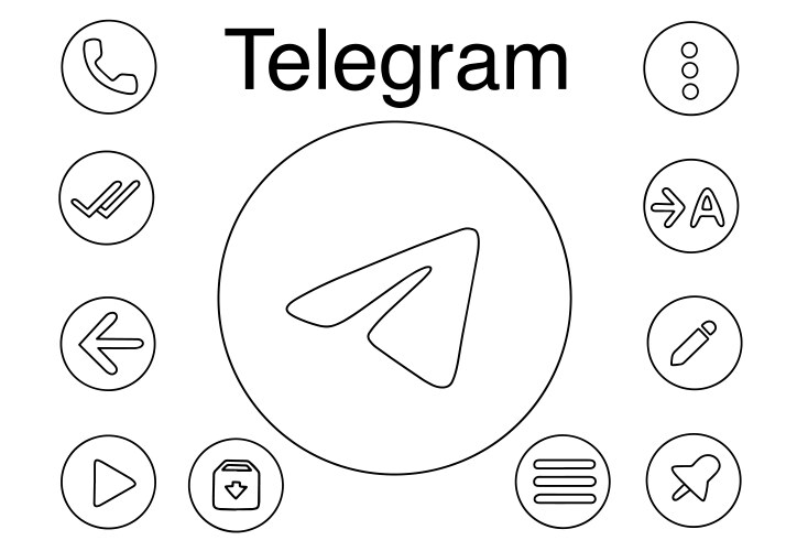 Telegram Vector Images (over 2,800)