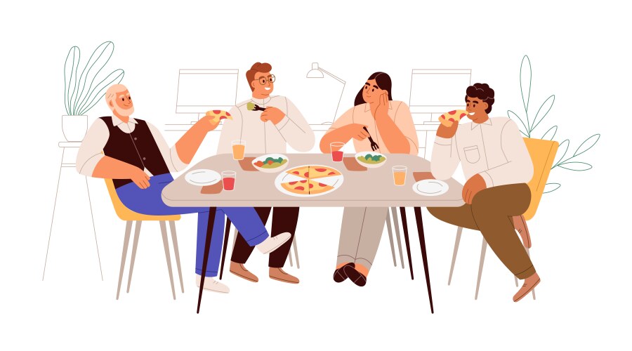 Having Lunch Vector Images (over 2,000)
