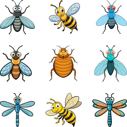 Cartoon Insects Vector Images (over 83,000)