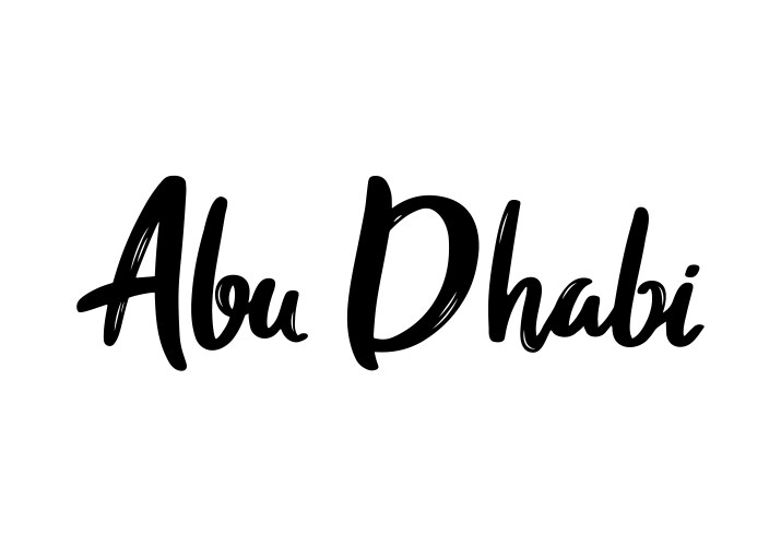 Dubai Word Calligraphy Vector Images (94)