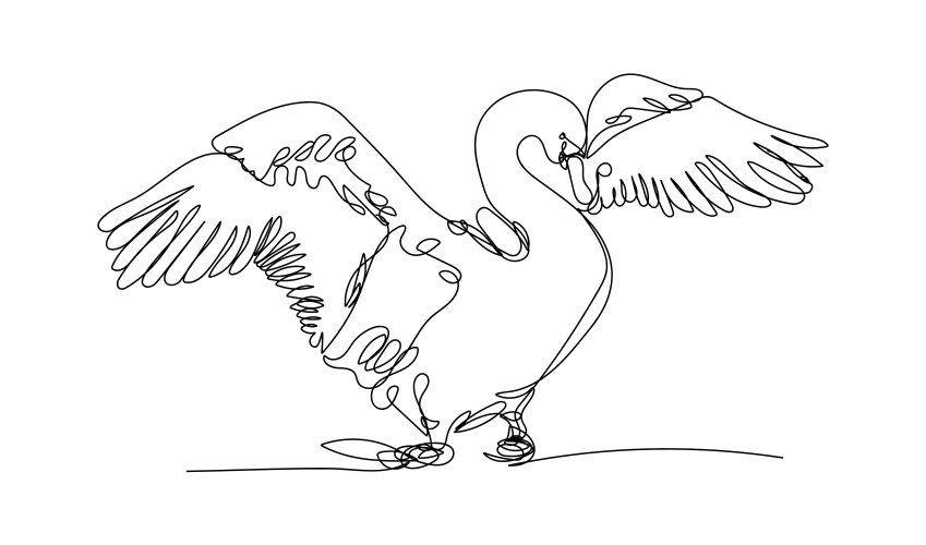 Swan Outline Vector Images (over 3,200)