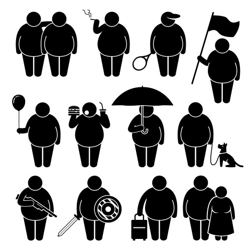 Fat Man Vector Images (over 13,000)