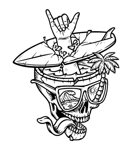 Shaka Outline Vector Images (over 140)