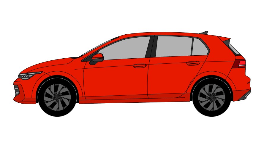Volkswagen Golf Vector Images (over 190)