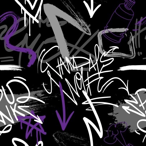 Taging on wall beautiful street art graffiti Vector Image