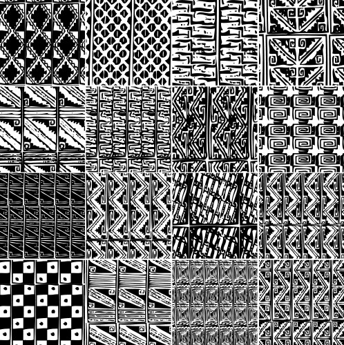 Inca Pattern Background Royalty Free Vector Image