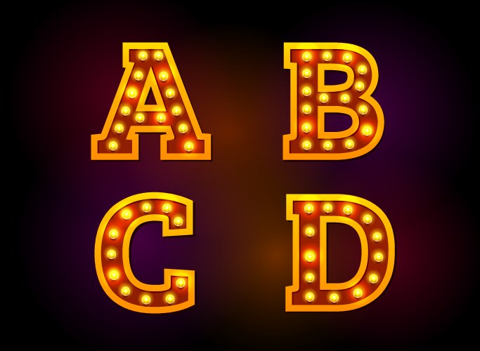 Tough bold display font design alphabet Royalty Free Vector