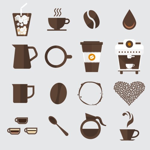 Coffee and croissant Royalty Free Vector Image