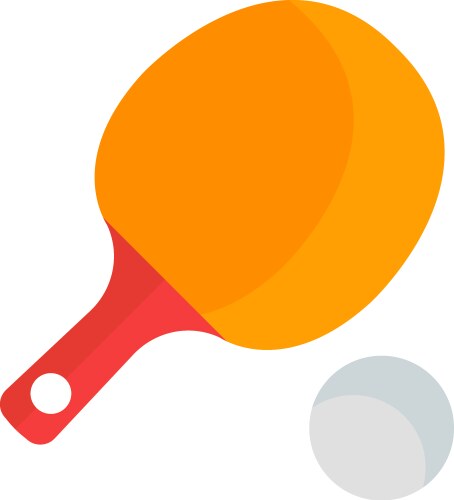 Ping pong paddle Royalty Free Vector Image - VectorStock