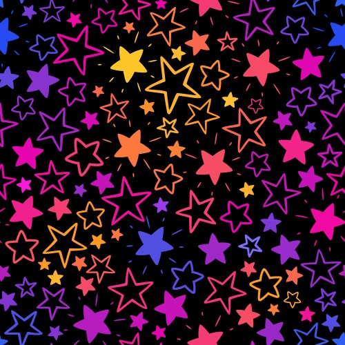 Maroon seamless star pattern background Royalty Free Vector