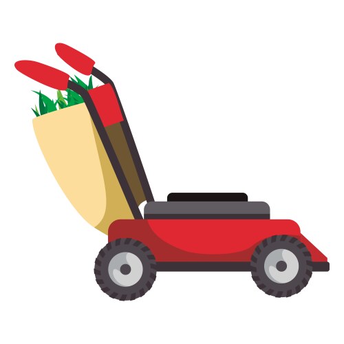 Cartoon Riding Lawn Mower Vector Images (69)