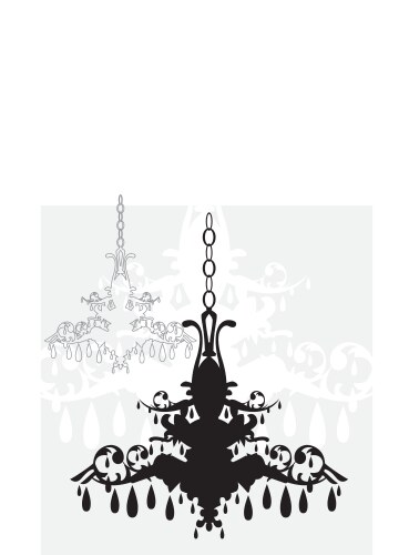 Chandelier Royalty Free Vector Image - VectorStock