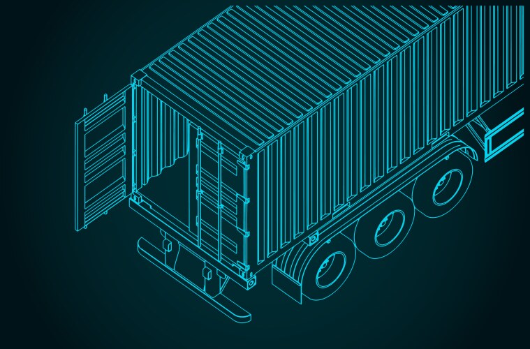 Blueprint Trailer Vector Images (over 620)