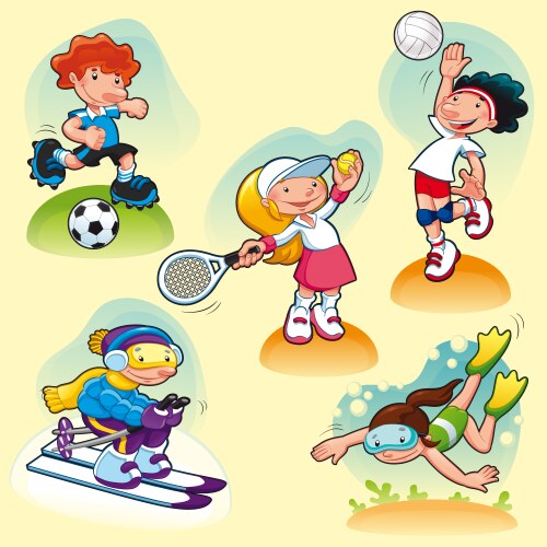 Sport character Royalty Free Vector Image - VectorStock