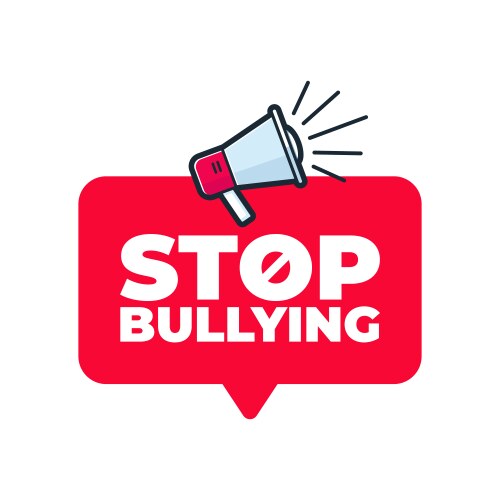 Stop bullying Royalty Free Vector Image - VectorStock