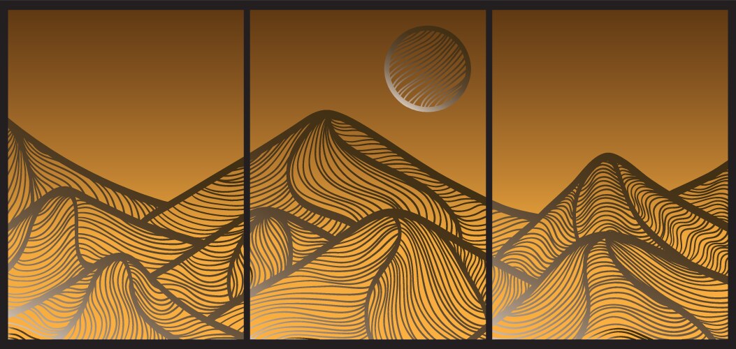 Japanese background with line wave pattern Vector Image