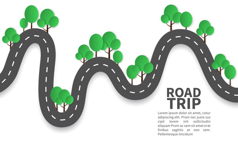 Road with Trees Vector Images (over 41,000)