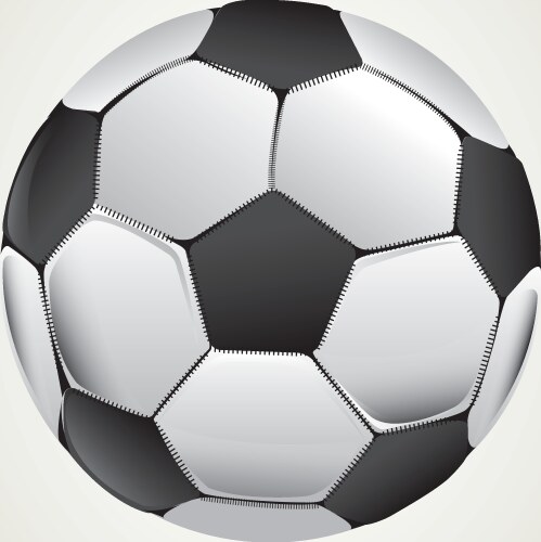 Football ball red- of white color Royalty Free Vector Image