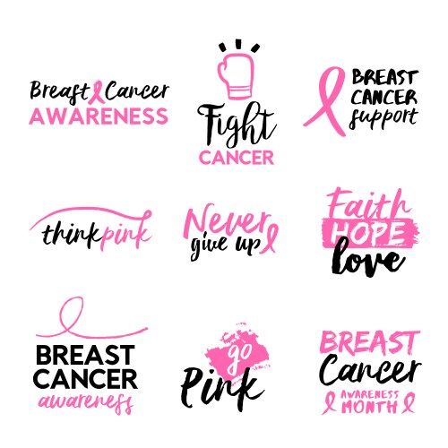 Breast Cancer Fonts Vector Images (over 990)