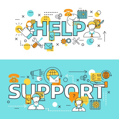 Contact Us Banner Vector Images (over 1,800)